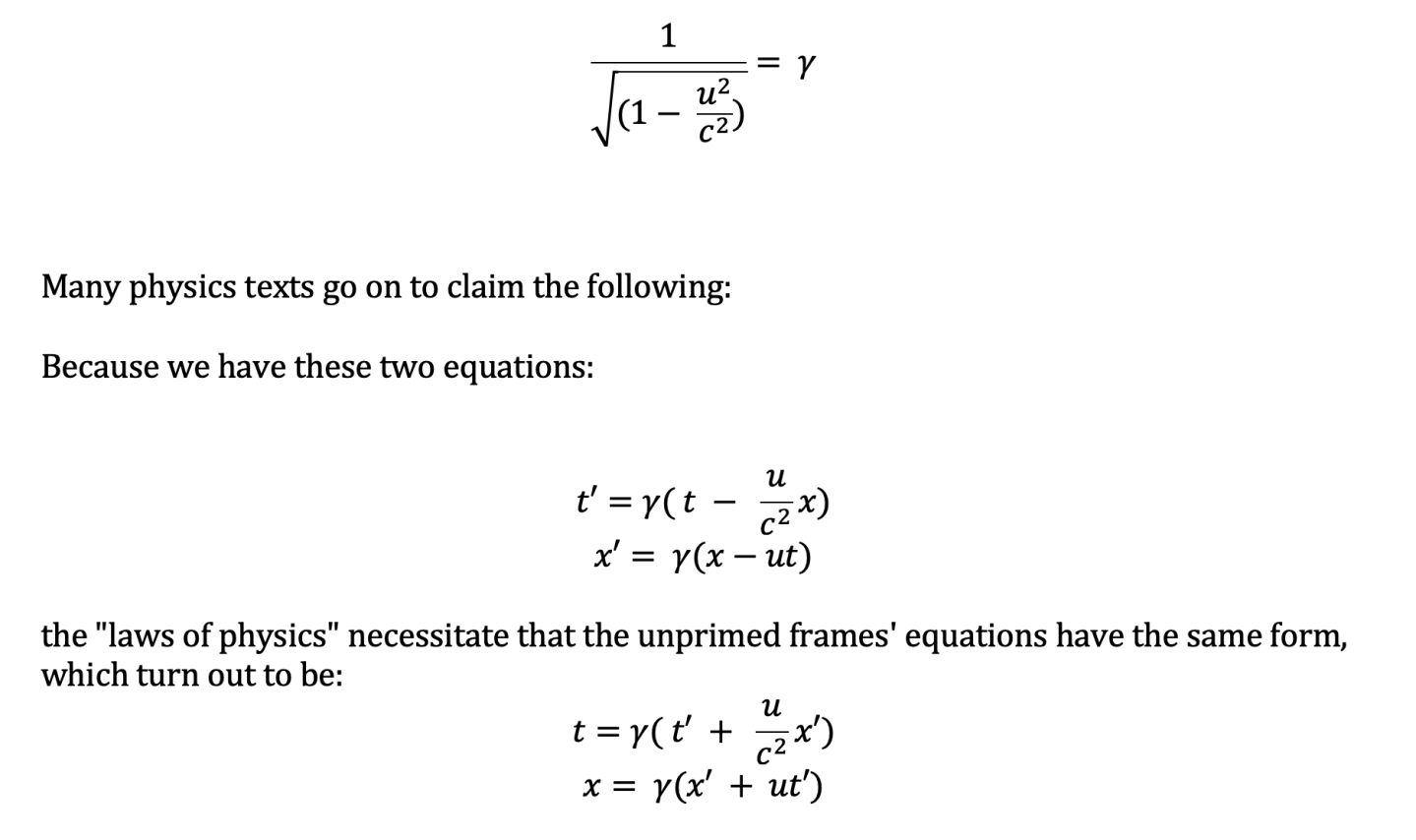 The Lorentz Factor and the Invariance of Relativity – Mathintuitions