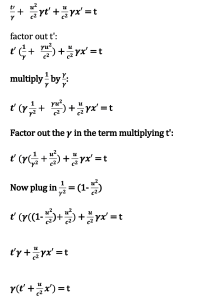 The Lorentz Factor and the Invariance of Relativity – Mathintuitions
